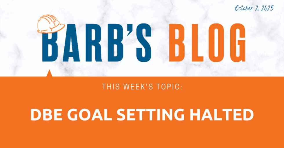 US DOT Halts DBE Project Goal Setting | AWC
